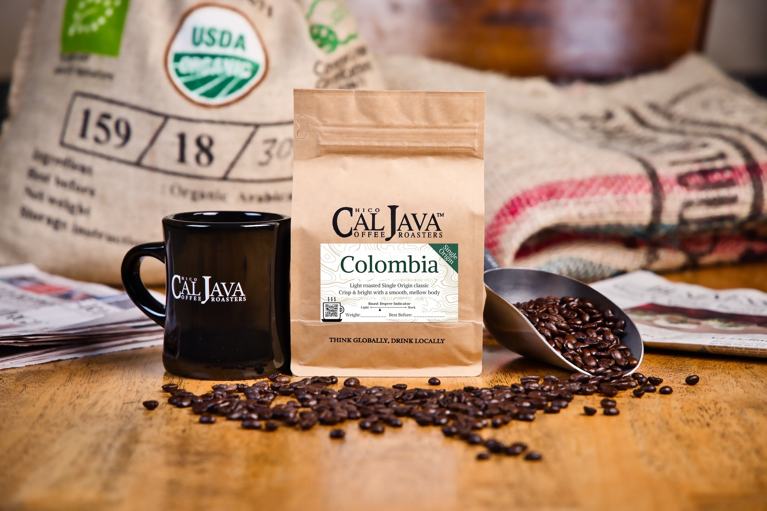 Fresh Roasted Colombian Coffee Beans – Cal Java Coffee Roasters